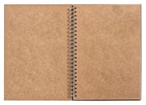 Open Notebook With Ring Binder For Diy Stationery