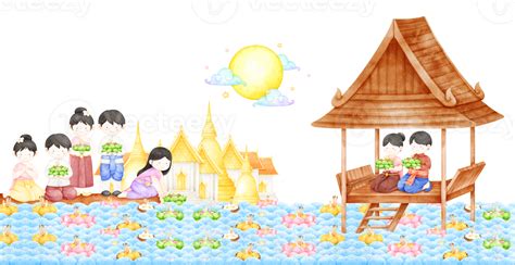 Loy Krathong Festival 34468588 Png