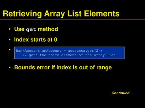 PPT Chapter 7 Arrays And Array Lists PowerPoint Presentation Free Download ID 908391