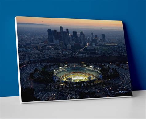 Dodger Stadium Poster And Canvas Etsy