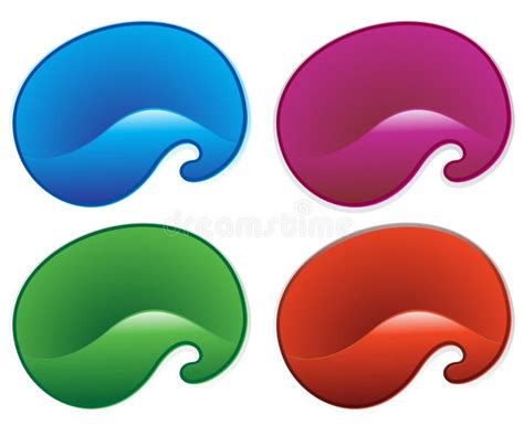 Artistic Creative Multiple Colorful Banner Stock Vector Illustration