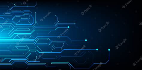 Premium Vector Abstract Futuristic Technology Circuit Design