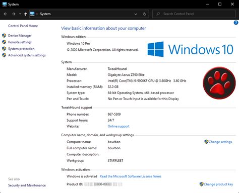 Win10 Get The Old System Properties Shortcut Back Tweakhound