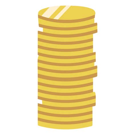 Diseño Png Y Svg De Icono De Pila De Monedas De Dinero Para Camisetas