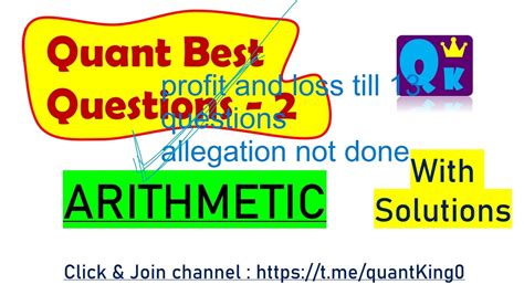Quant Arithmetic 2 Solved