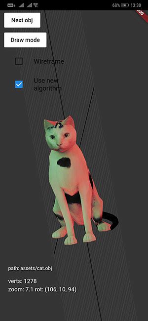 Github Klaszlo8207flutter Obj 3d Viewer Flutter Obj 3d Parser And