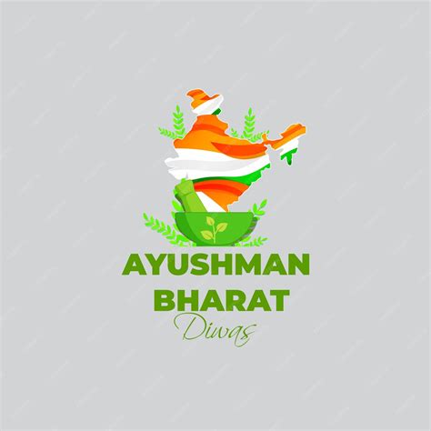 Premium Vector Vector Illustration For Ayushman Bharat Diwas Means Blessed India Day