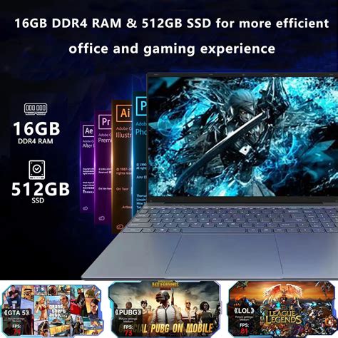 4g Lte Gaming Laptop 15 6 Inch Win 11 Laptop Computer Ram 16gb 2tb Laptops With Sim Card Type C