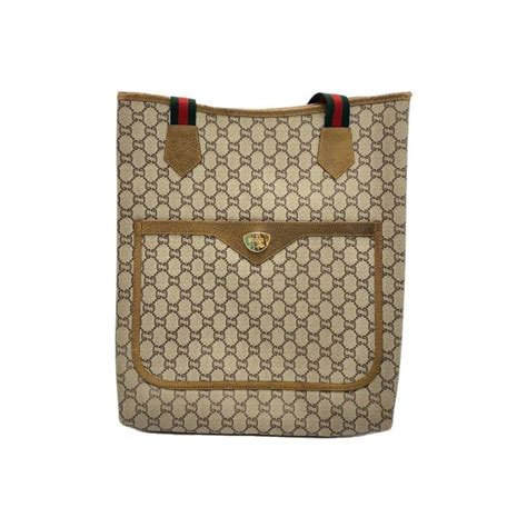 Gucci 古馳 托特包 Pvc 滿版 駝色 Gg紋 日本直送 二手 蝦皮購物