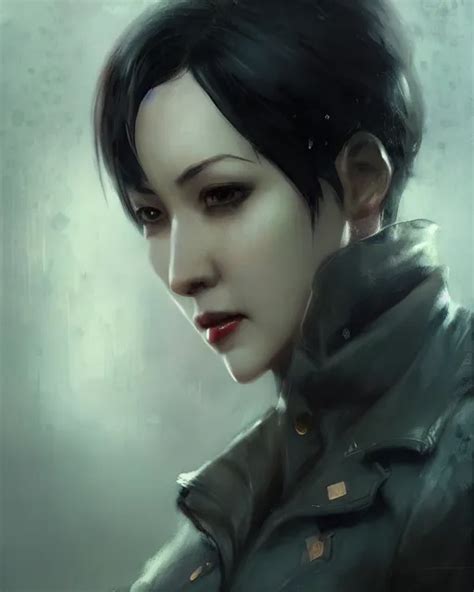 Battle Hardened Sly Cunning Rugged Ada Wong Face Stable Diffusion