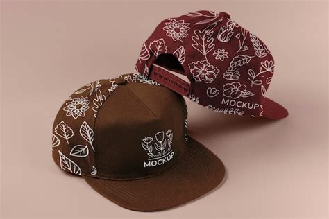 Premium Psd Snapback Hat Mockup Design