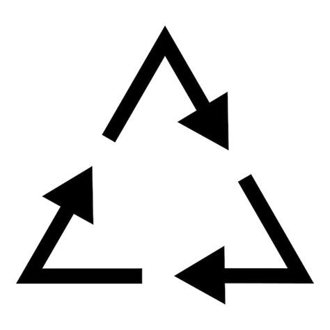 Ícone De Símbolo De Reciclagem ícone De Seta De Reciclar Ou De