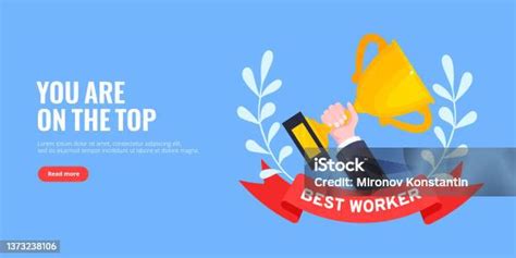 골든 수상자 트로피 잔 컵 아이콘 사인 플랫 스타일 디자인 벡터 일러스트 1위에 대한 스톡 벡터 아트 및 기타 이미지 1위