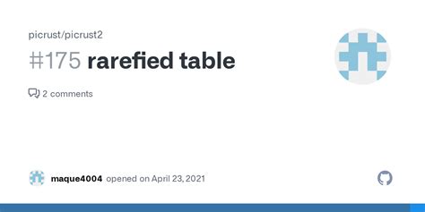 rarefied table · issue 175 · picrust picrust2 · github
