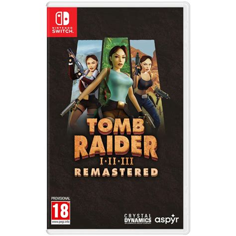 Tomb Raider I II et III remastered édition standard Switch