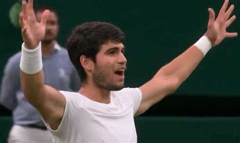 El Puntazo De Alcaraz Para Pasar A La Final De Wimbledon Olé