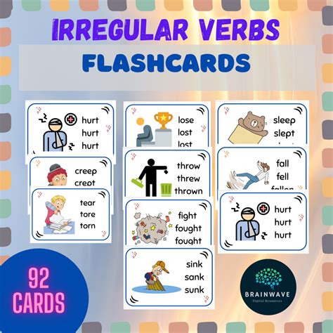 Irregular Verbs Flashcards