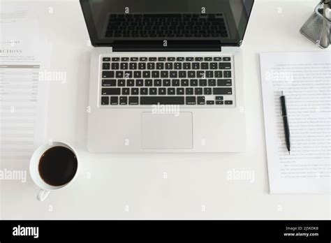 Modern Office Concept Modern And Simple Business Office Desk Setup