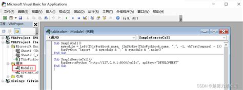 在工作表中调用python自定义函数 excel调用python csdn博客