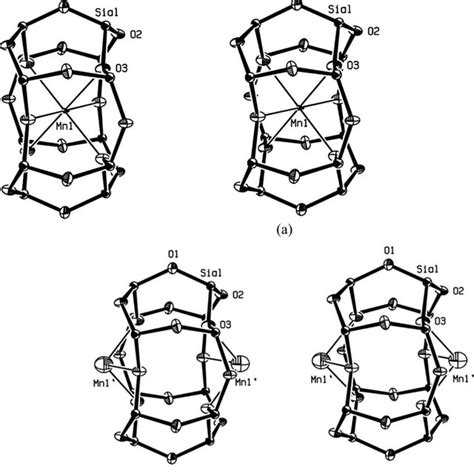 Stylized Drawing Of The Framework Structure Of Zeolite Y Near The