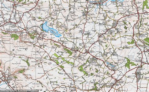 Historic Ordnance Survey Map Of Compton Martin 1919
