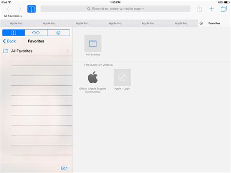 Can I Disable Favorites In IOS Safari Apple Community