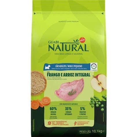 Ração Guabi Natural Adultos Mini e Pequeno Frango e Arroz Kg AFFINITY PET CARE Outros