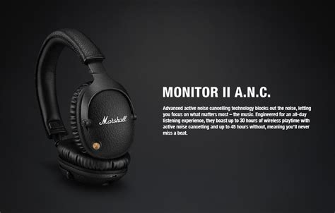 Monitor Ii Anc Bluetooth Headphones — Digital Walker