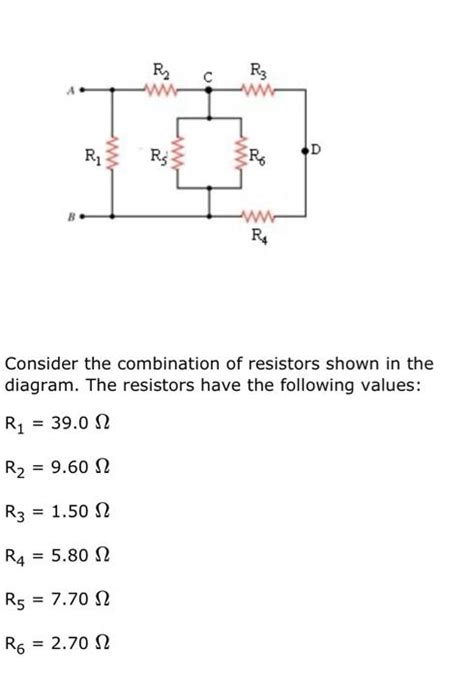 Solved Consider The Combination Of Resistors Shown In The Chegg