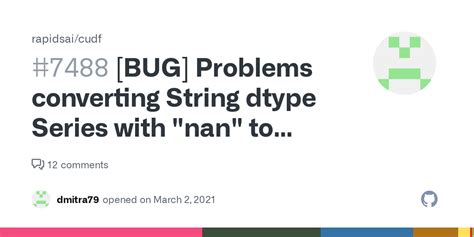 [bug] problems converting string dtype series with nan to float