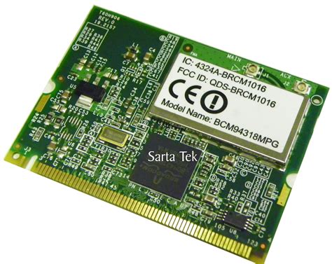 Broadcom Bcm94318mpg Mini Pci 802 11b G Wireless Lan Card T60h906 01