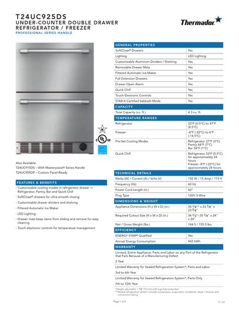 Undercounter Refrigerator Dimensions At Jasmine Sani Blog