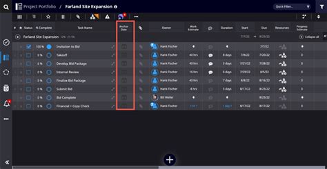 Using Anchor Dates To Drive Project Plans Smart Construction Office