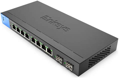 Linksys 8 Port Managed Gigabit Switch 2x 1g Sfp Uplinks Taa Compliant