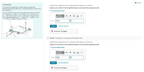 Solved A Review Determine The Magnitude Of The Z Component Chegg