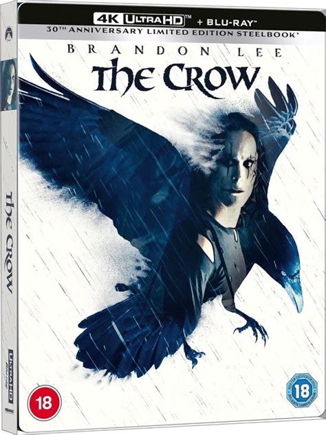 The Crow 4k Uhd Blu Ray Steelbook 30th Anniversary Edition
