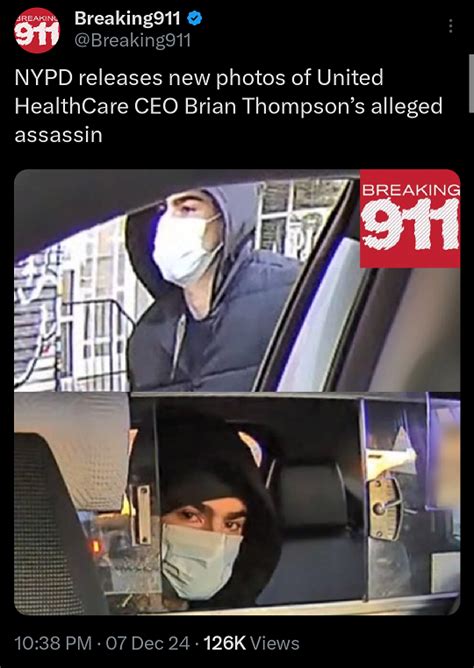 Unitedhealthcare Ceo Killer Revealed As Vigilante Sex Symbol With