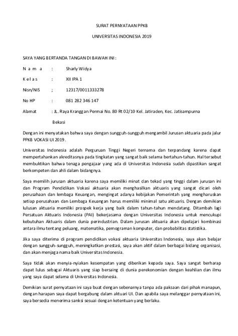 Doc Surat Pernyataan Ppkb