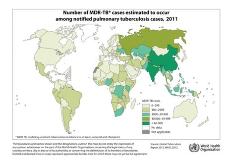 World Number Of Mdr Tb Cases Estimated To Occur Among Notified
