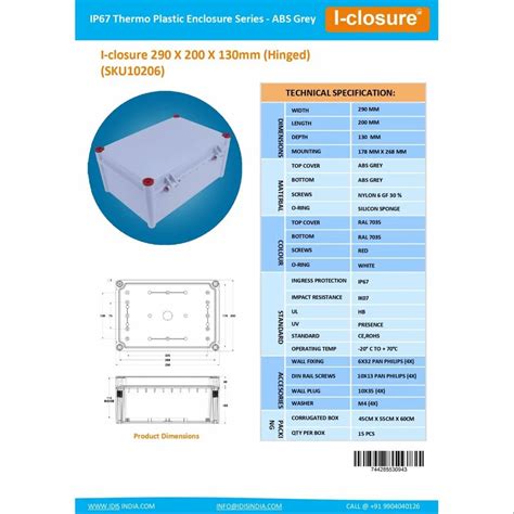 Industrial Distribution Board With Havells A Mcb And Plug Socket