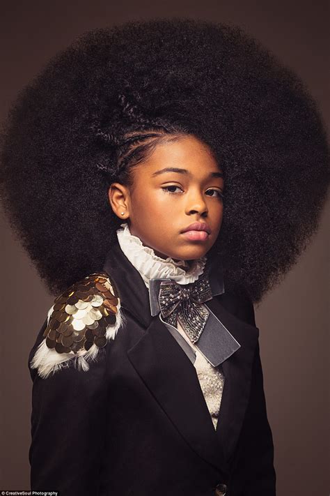 Couple Photographs Black Girls Natural Hair In Photos Daily Mail Online