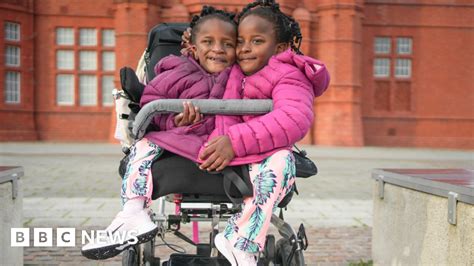 Conjoined Twins Celebrate Seventh Birthday At School Bbc News