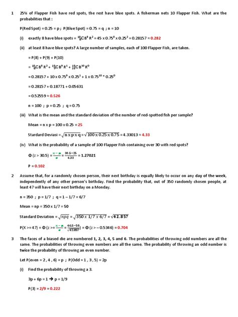 Exercise 7b Pg 183 Pdf Odds Statistical Analysis