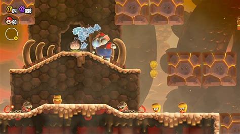 All Wonder Flowers In W6 Deep Magma Bog Super Mario Bros Wonder Polypix
