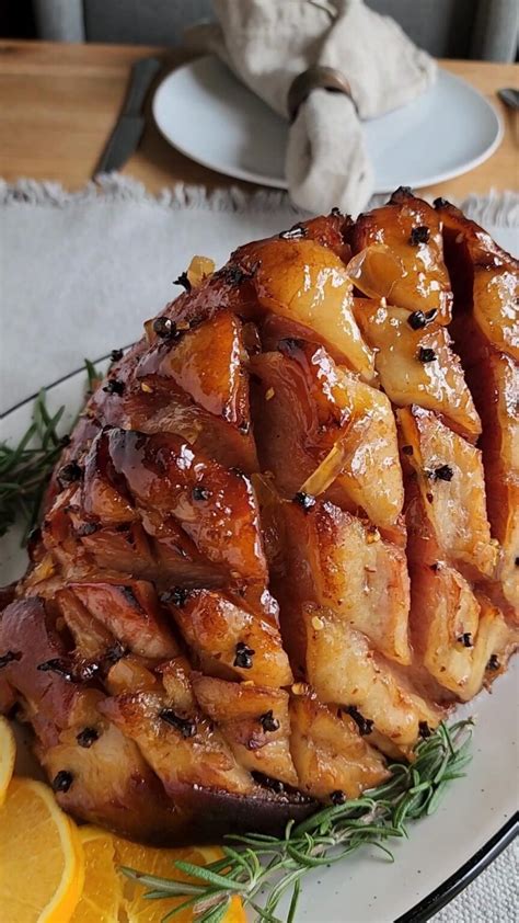 Ginger Glazed Ham Jehan Can Cook