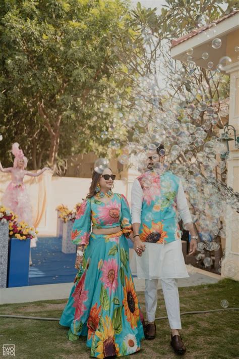 Haldi 🩵🫧 Carnival Outfits Haldi Ceremony Outfit Haldi Outfit For Bride