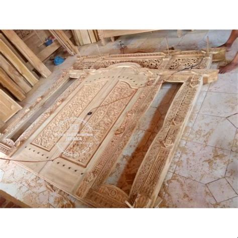 Jual Pintu Gebyok Kayu Jati Ukiran Khas Asli Jepara Pintu Gebyok