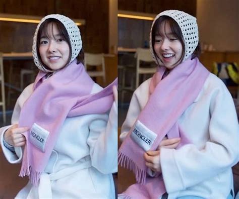이혜성 아나 동화 뚫고 나왔네 니트 반다나에 머플러 요정 같은 데일리룩 패션엔