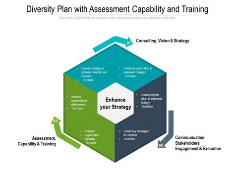 Diversity Plan With Assessment Capability And Training Ppt Powerpoint