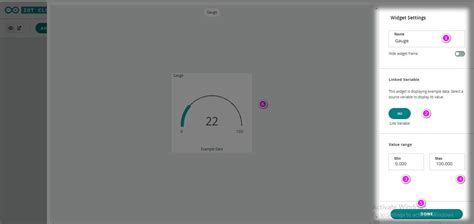 آموزش کار با پلتفرم Arduino Iot Cloud بخش چهارم داشبورد Dashboard